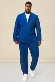 Plus Double Breasted Belted Slim Suit Jacket | boohooMAN USA Plus Double Breasted Belted Slim Suit Jacket | boohooMAN USA