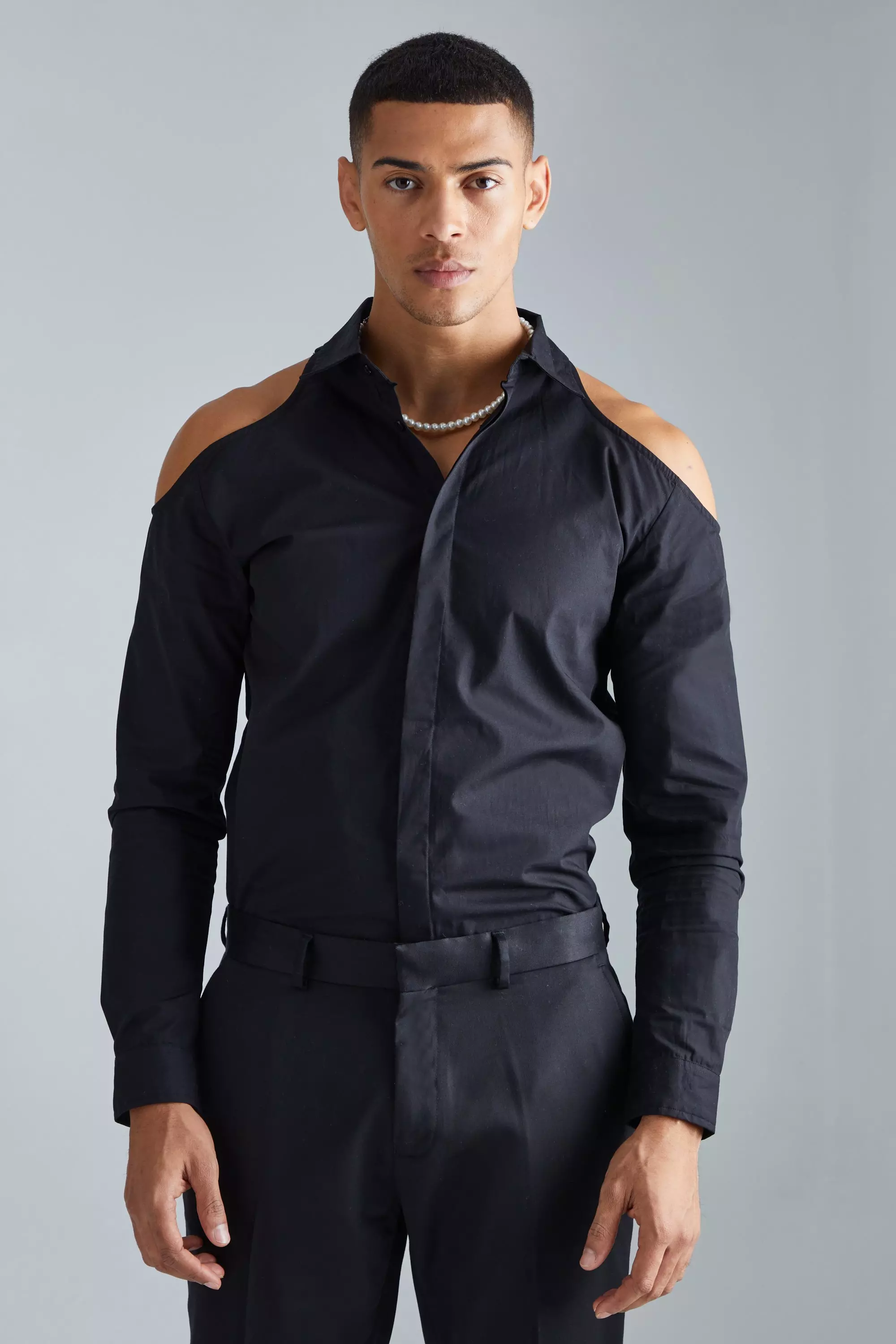 Shoulder cut out shirts store