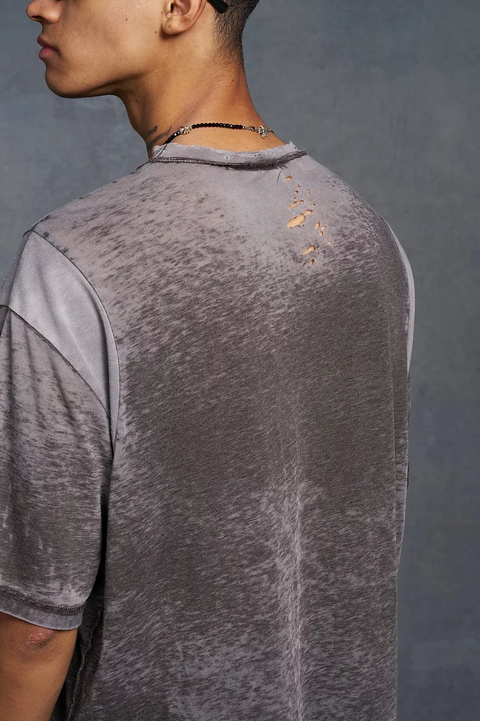 P-Star Oversized Boxy Soft Touch P-Star Burnout T-Shirt P-Star Oversized Boxy Soft Touch P-Star Burnout T-Shirt