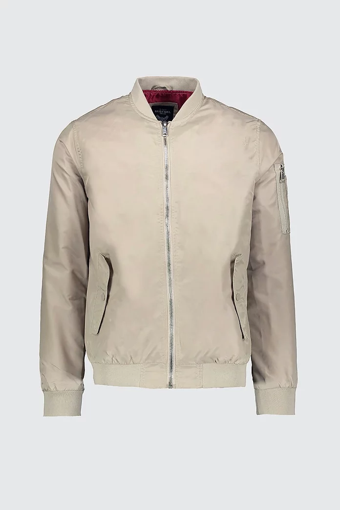 Bomber Jacket With MA1 Pocket | boohooMAN USA Bomber Jacket With MA1 Pocket | boohooMAN USA
